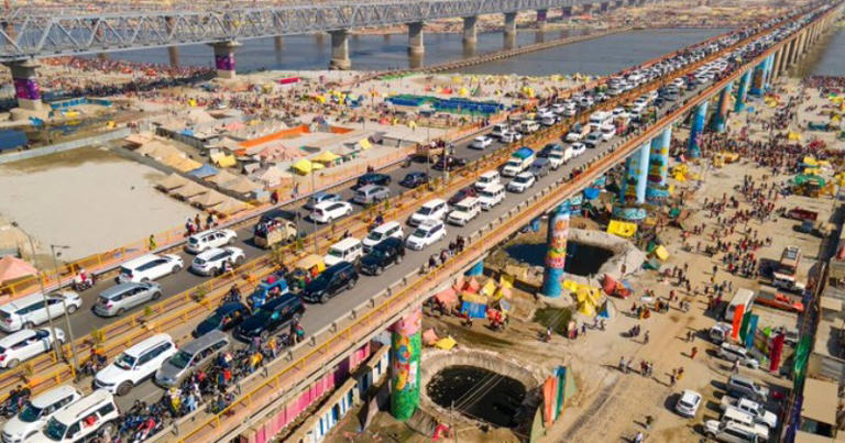 Maha Kumbh Traffic: Check new traffic plan; vehicles in fair zone ...