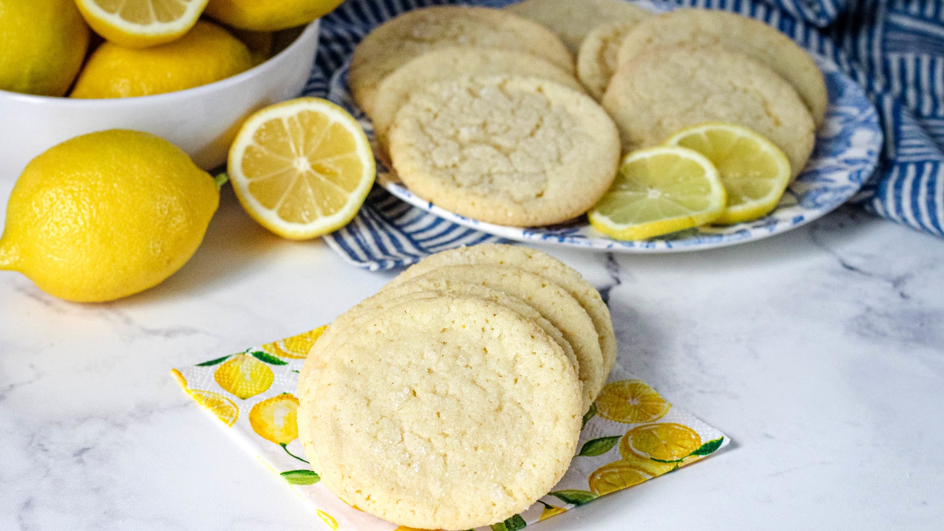 These are wonderful cookies kissed with just the right amount of lemon ...