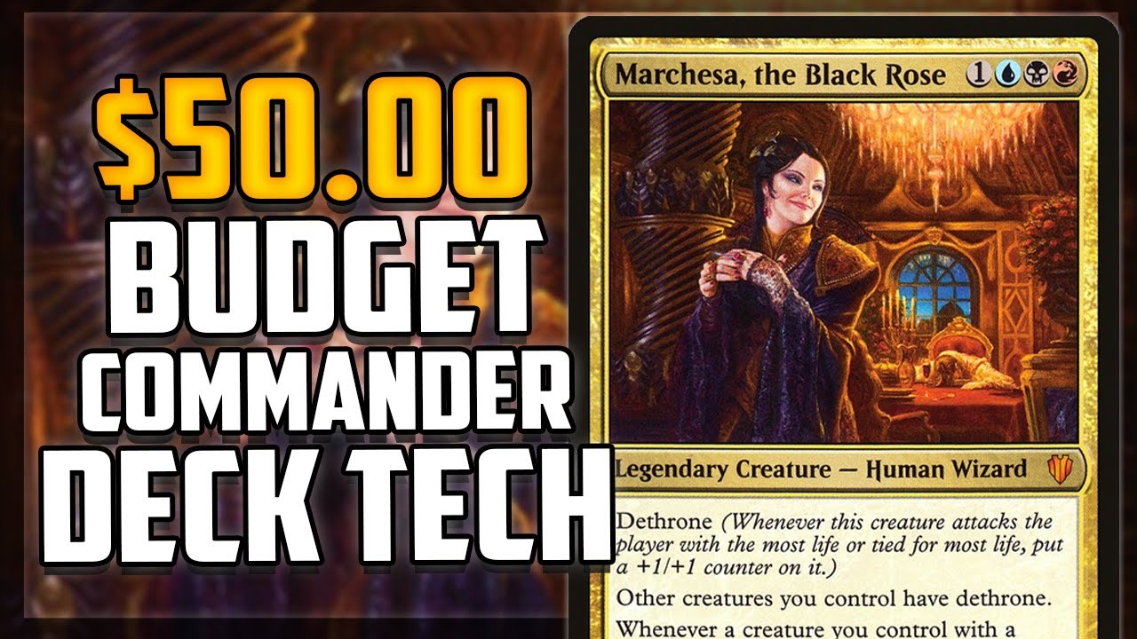 Marchesa, the Black Rose - EDH Budget Deck Tech $50 Magic The Gathering