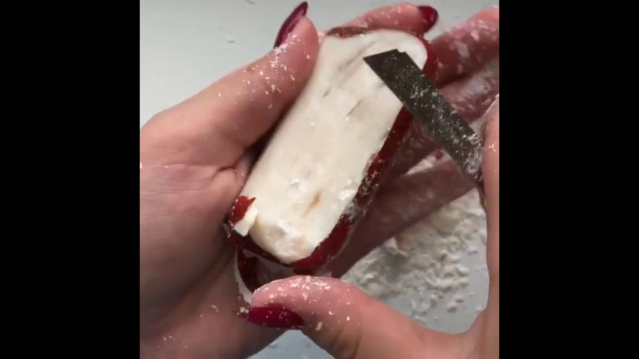 Satisfying Peeling Coated Lye Bar Soap