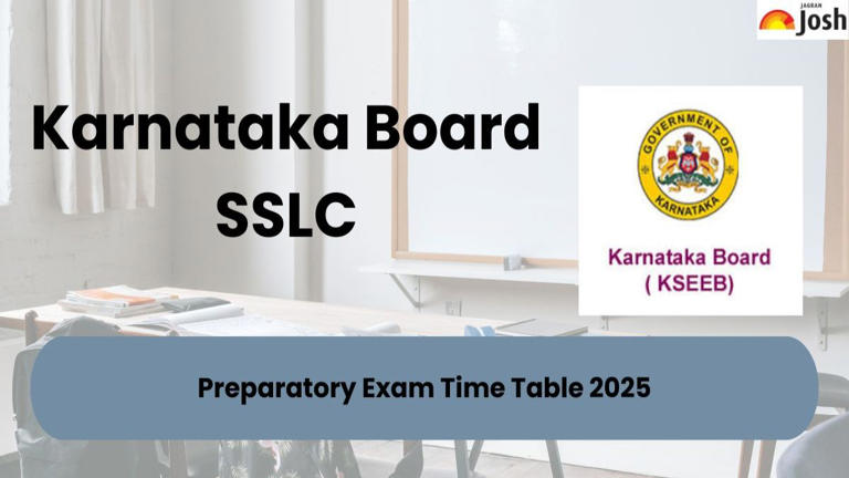 Karnataka SSLC Preparatory Exam 2025 Timetable Released: Check Complete ...
