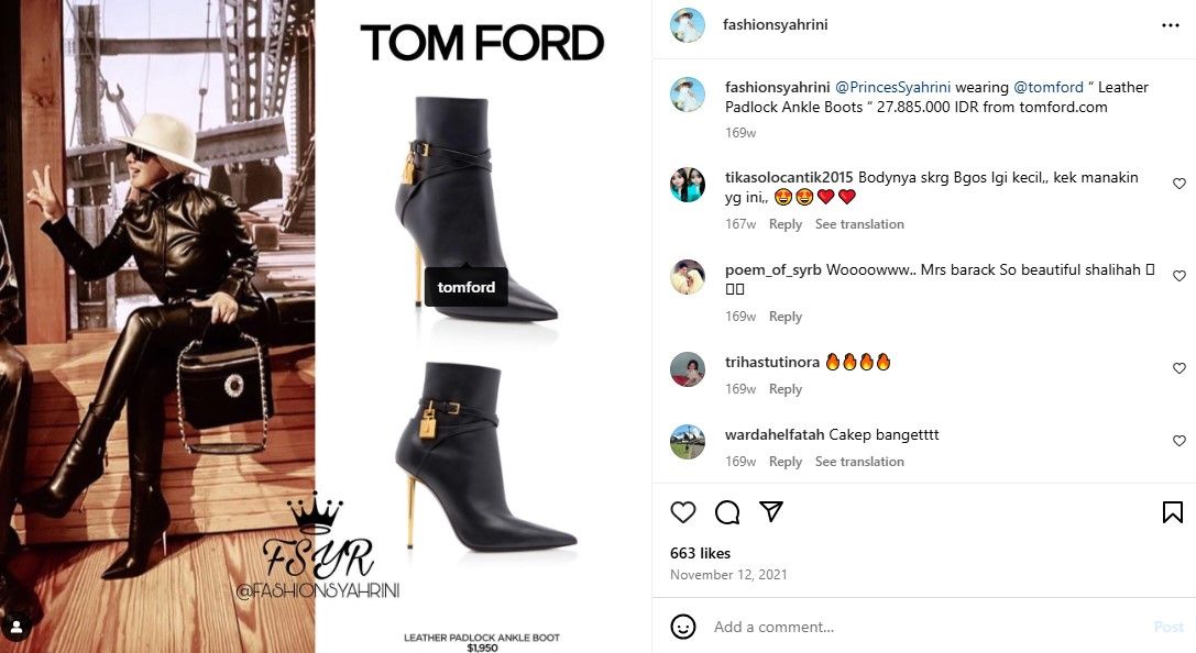 6 Koleksi Sepatu Boot Mewah Syahrini Senilai Puluhan Juta Rupiah ...