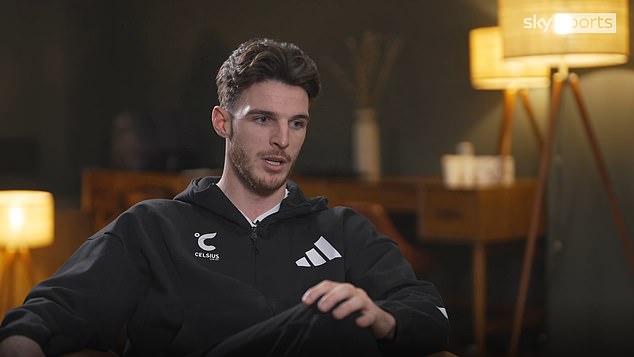 Declan Rice reveals the bizarre nickname Arsenal team-mates have given ...