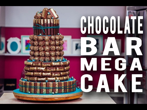 How to Make a Mega Chocolate Bar Cake!
