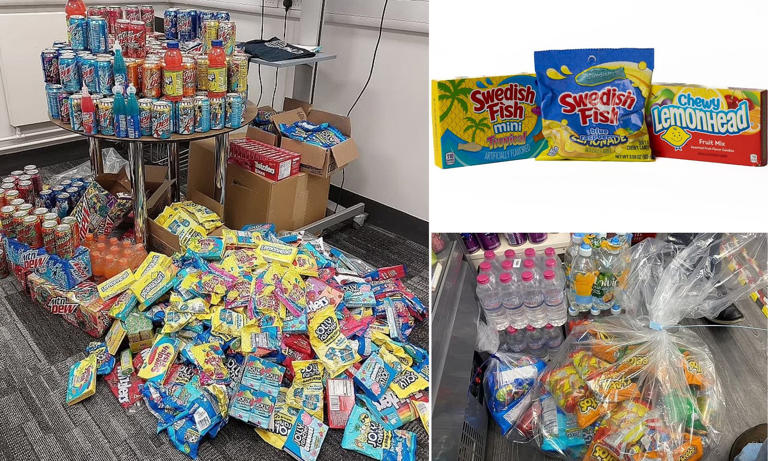 Warning as sweets laced with chemicals linked to cancer 'flood shops'