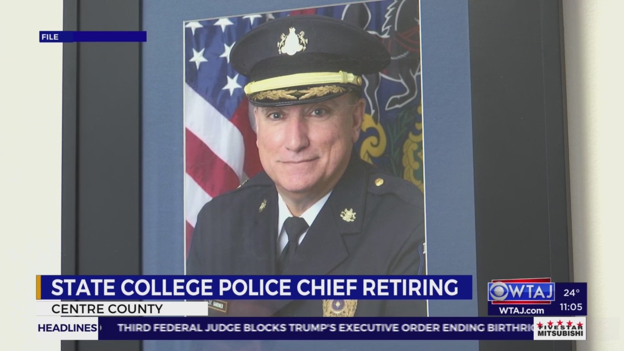 State College Police Chief announces retirement in 2025