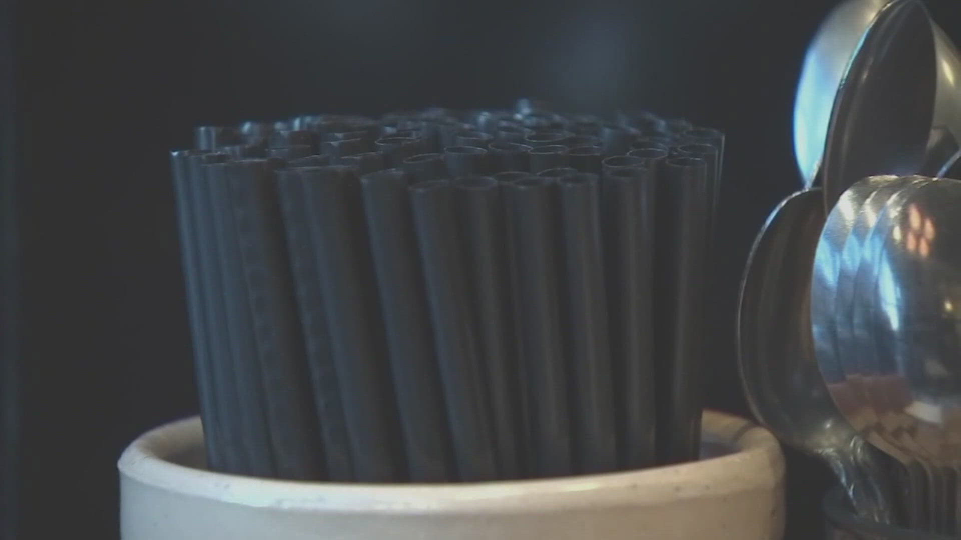 President Donald Trump takes aim at paper straws with executive order