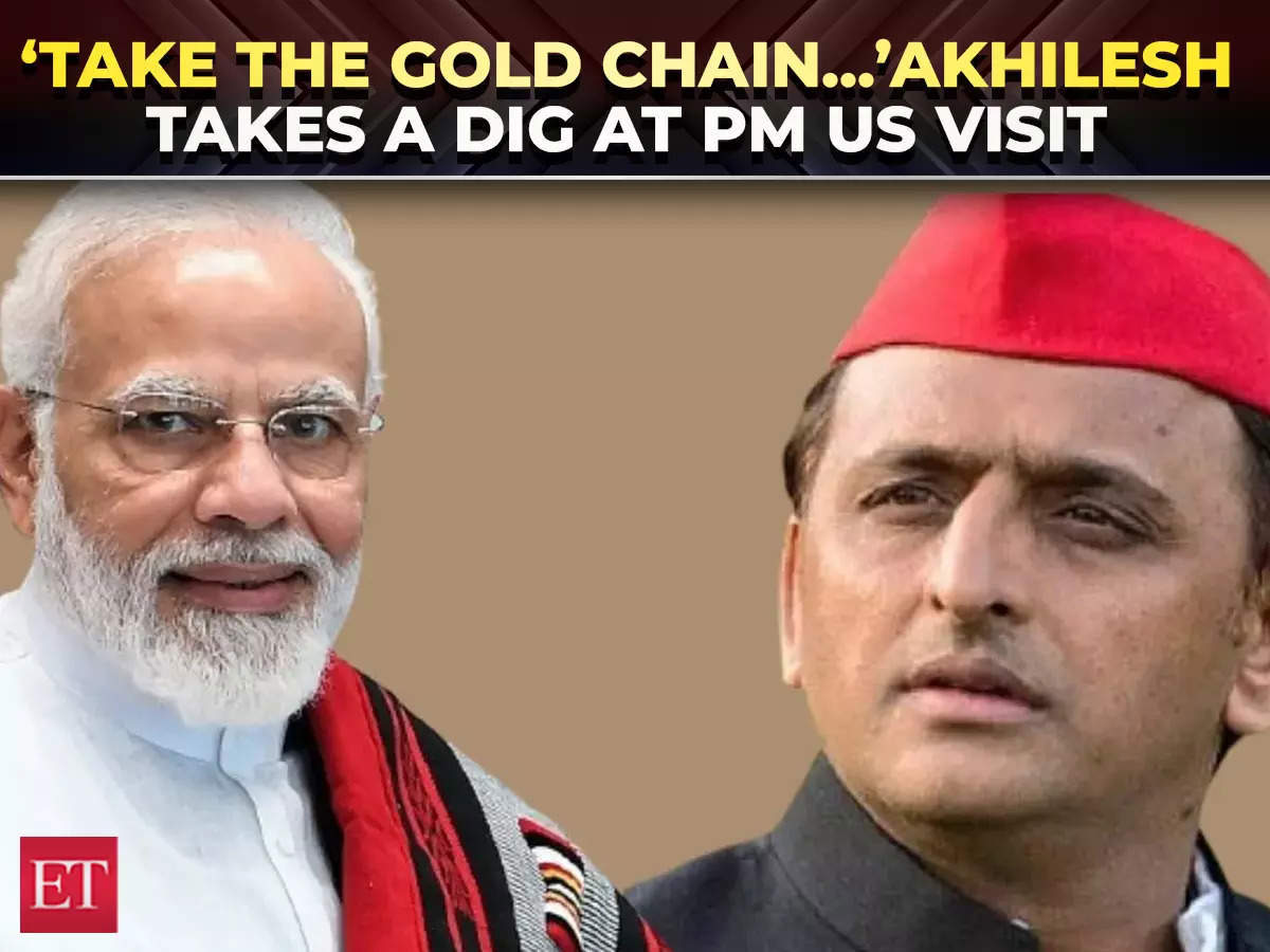 ‘Take the gold chain with you’, Akhilesh Yadav takes a dig at PM Modi’s ... ‘Take the gold chain with you’, Akhilesh Yadav takes a dig at PM Modi’s ...