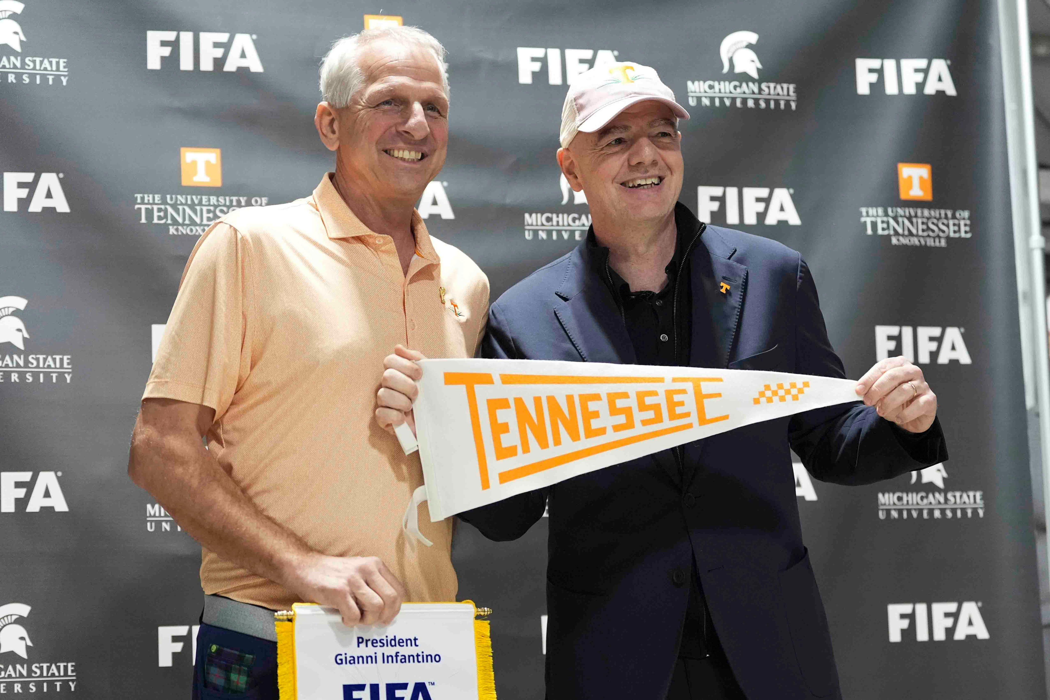 FIFA president visits University of Tennessee to see World Cup turf ...