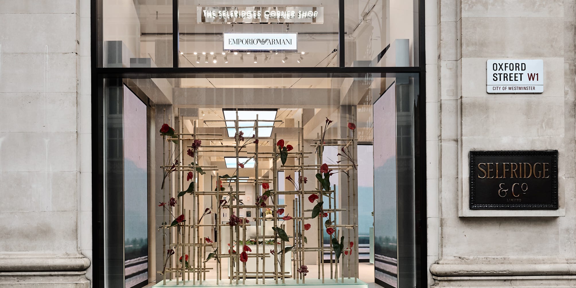 Emporio Armani Takes Over the Selfridges Corner Shop