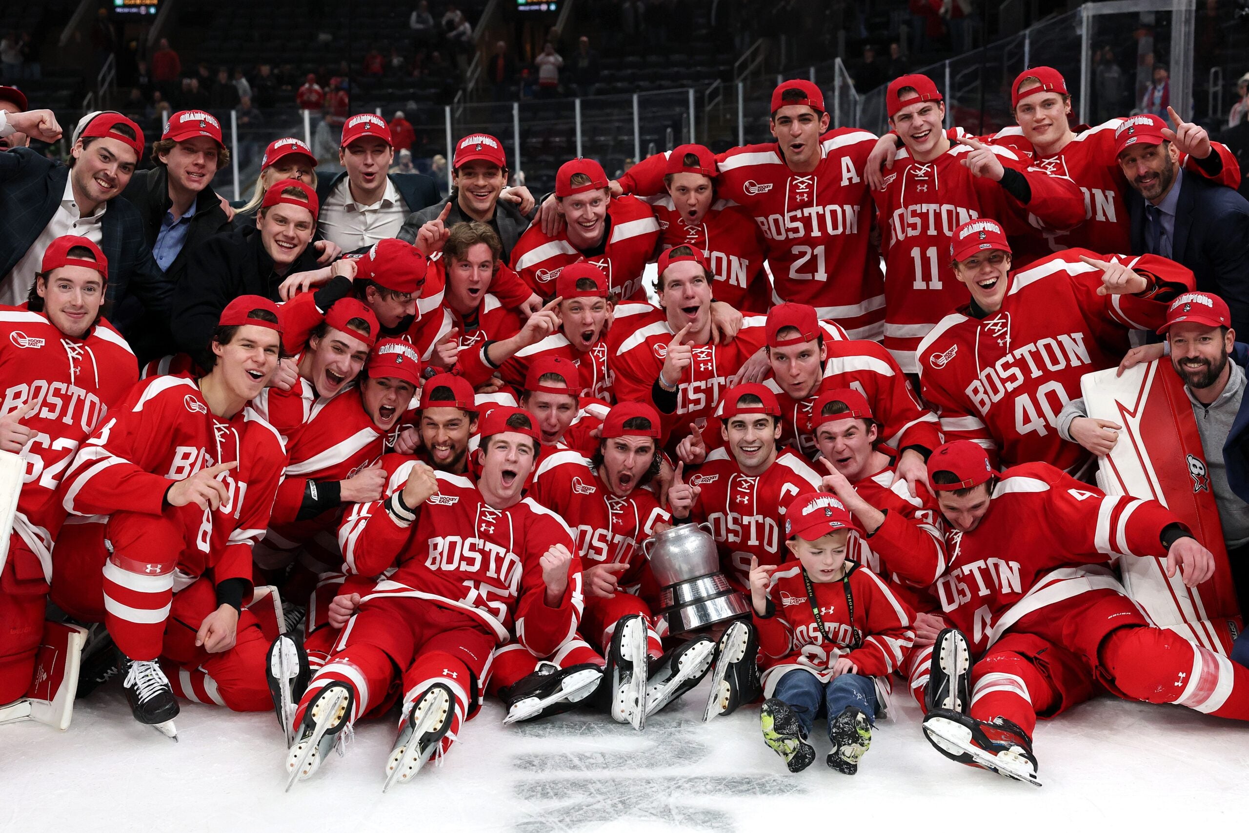 Mikhail Yegorov, No. 9 BU upsets No. 1 BC to claim 32nd Beanpot title