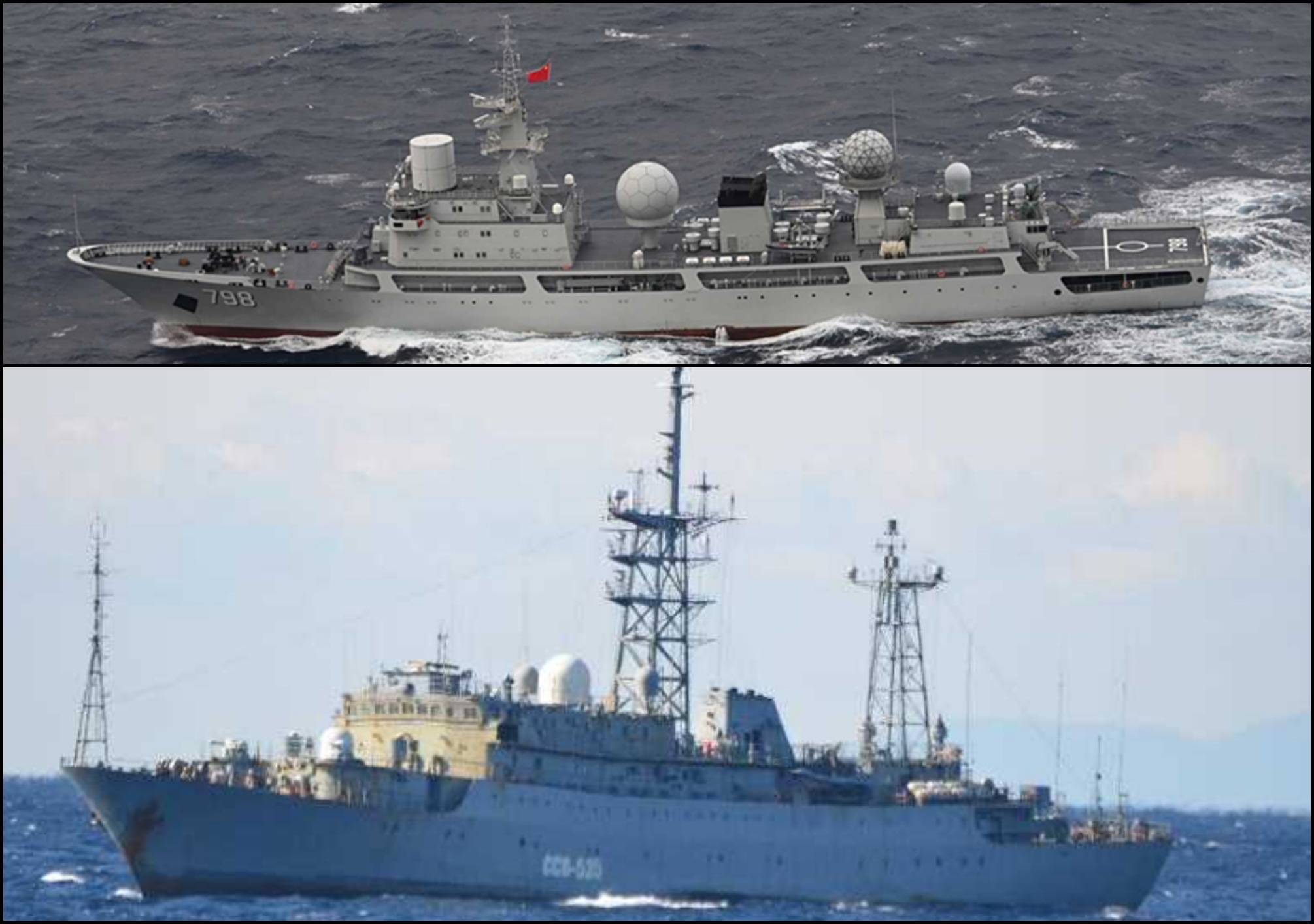 Japan Detects Russian and Chinese Spy Ships Near Territory