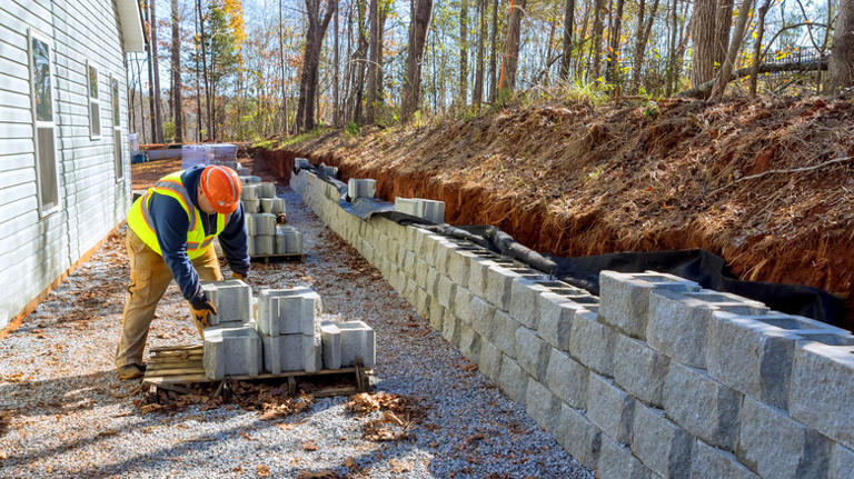 How To Build A Stackable Retaining Wall For Your Garden