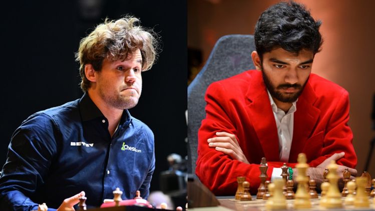 Magnus Carlsen throws shade at D Gukesh after dominating Freestyle ...