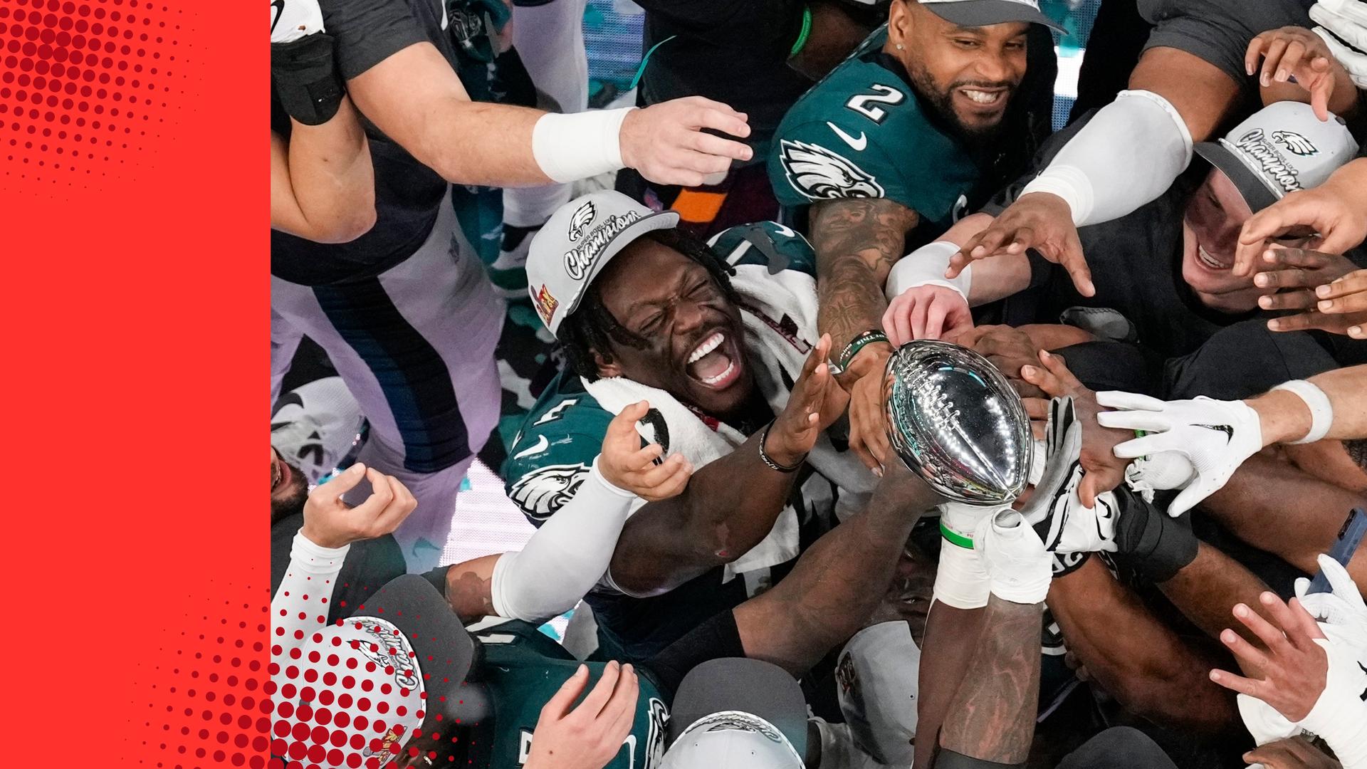 Eagles touch down in Philadelphia following their dominant Super Bowl ...