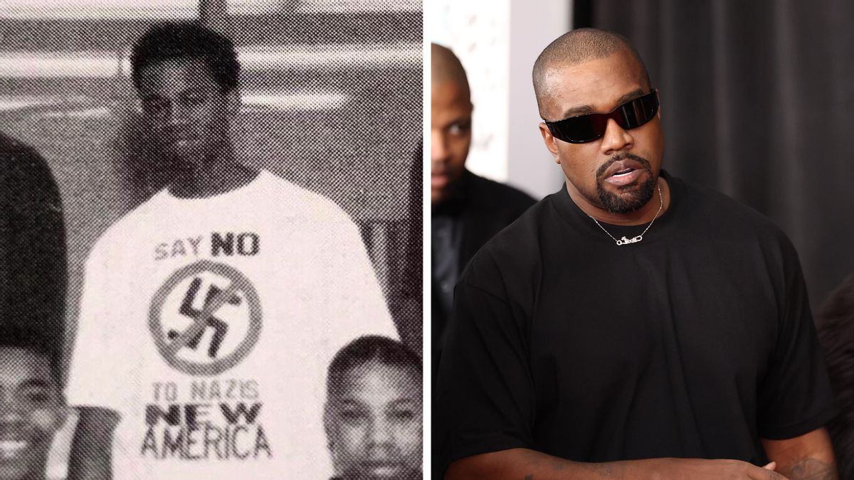 Here's what we know about photo allegedly showing young Ye wearing anti ...