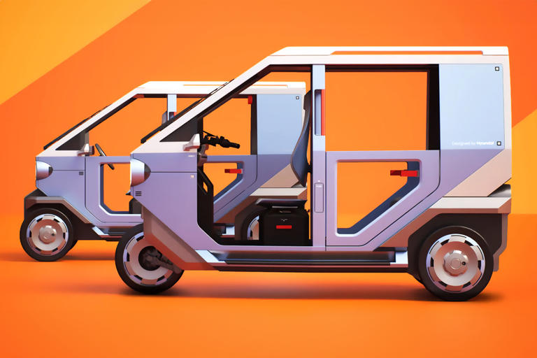 Met de E3W en E4W waagt Hyundai zich aan elektrische tuktuk