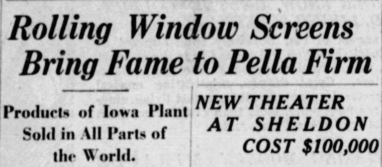 Pella Corp. marks 100 years since founding with purchase of Des Moines ...