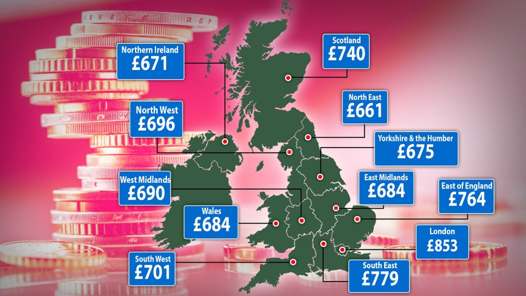 Average UK salary by region revealed — how do you compare?