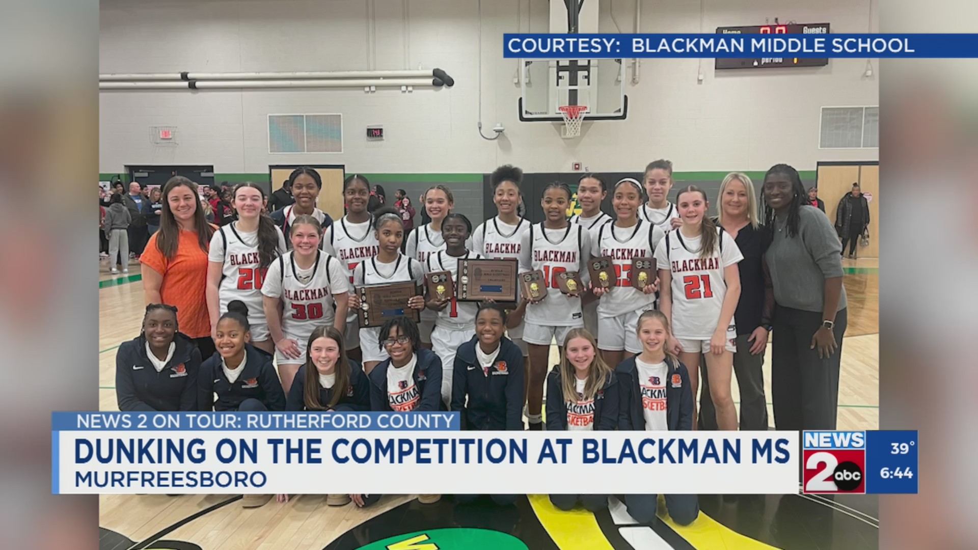 Blackman Middle School's basketball legacy