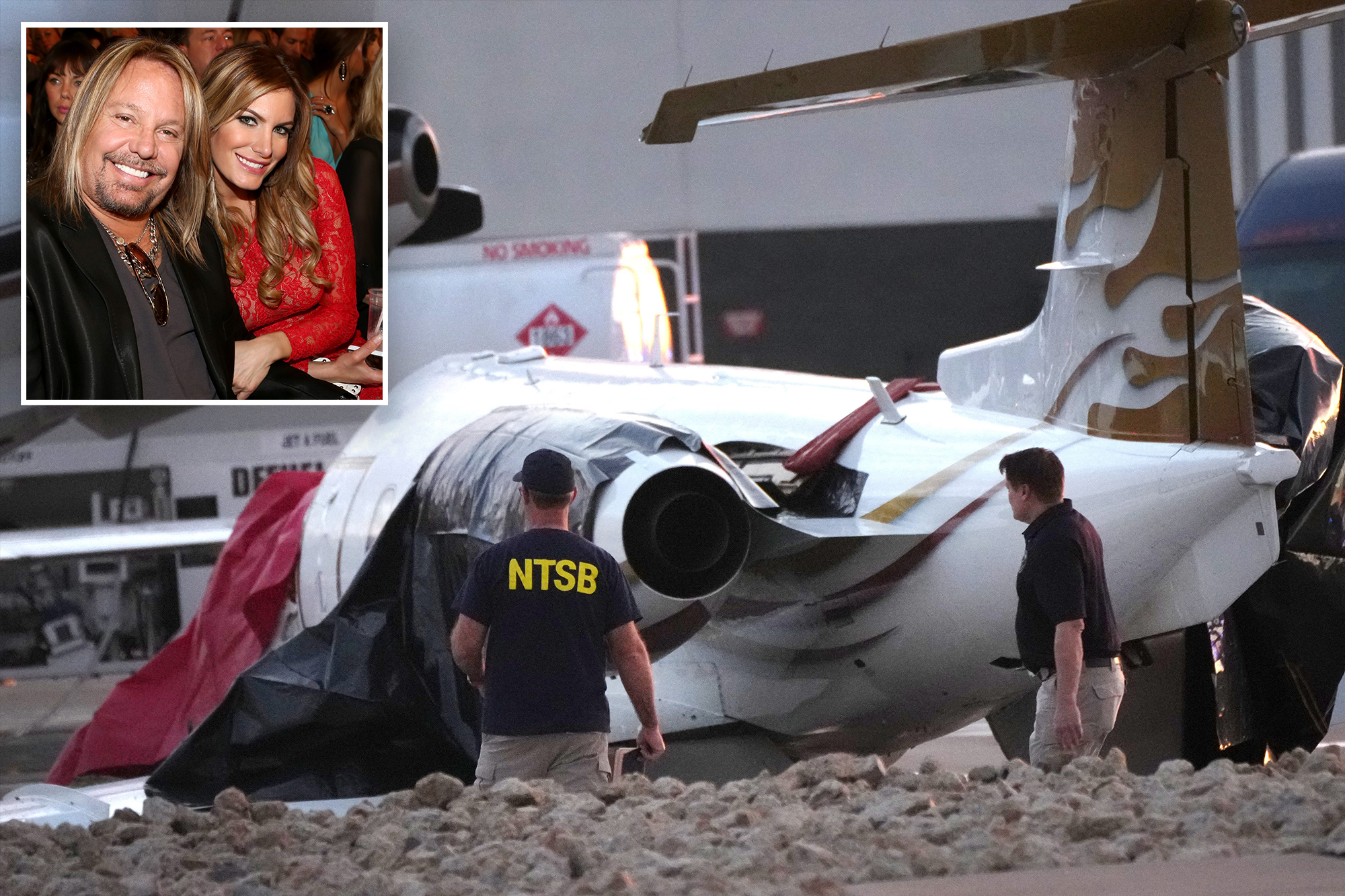 Video shows Vince Neil’s jet crashes into parked plane, killing a pilot ...
