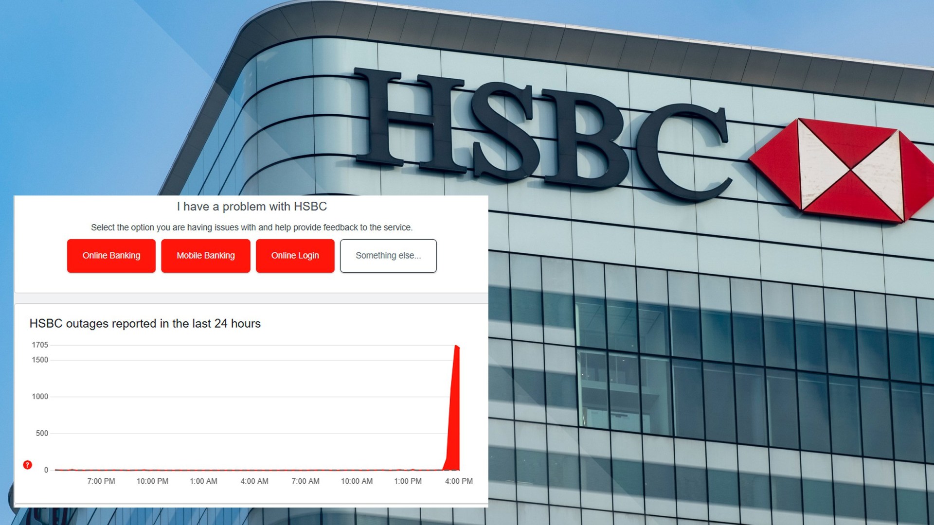 HSBC goes down with users unable to access app in latest banking outage
