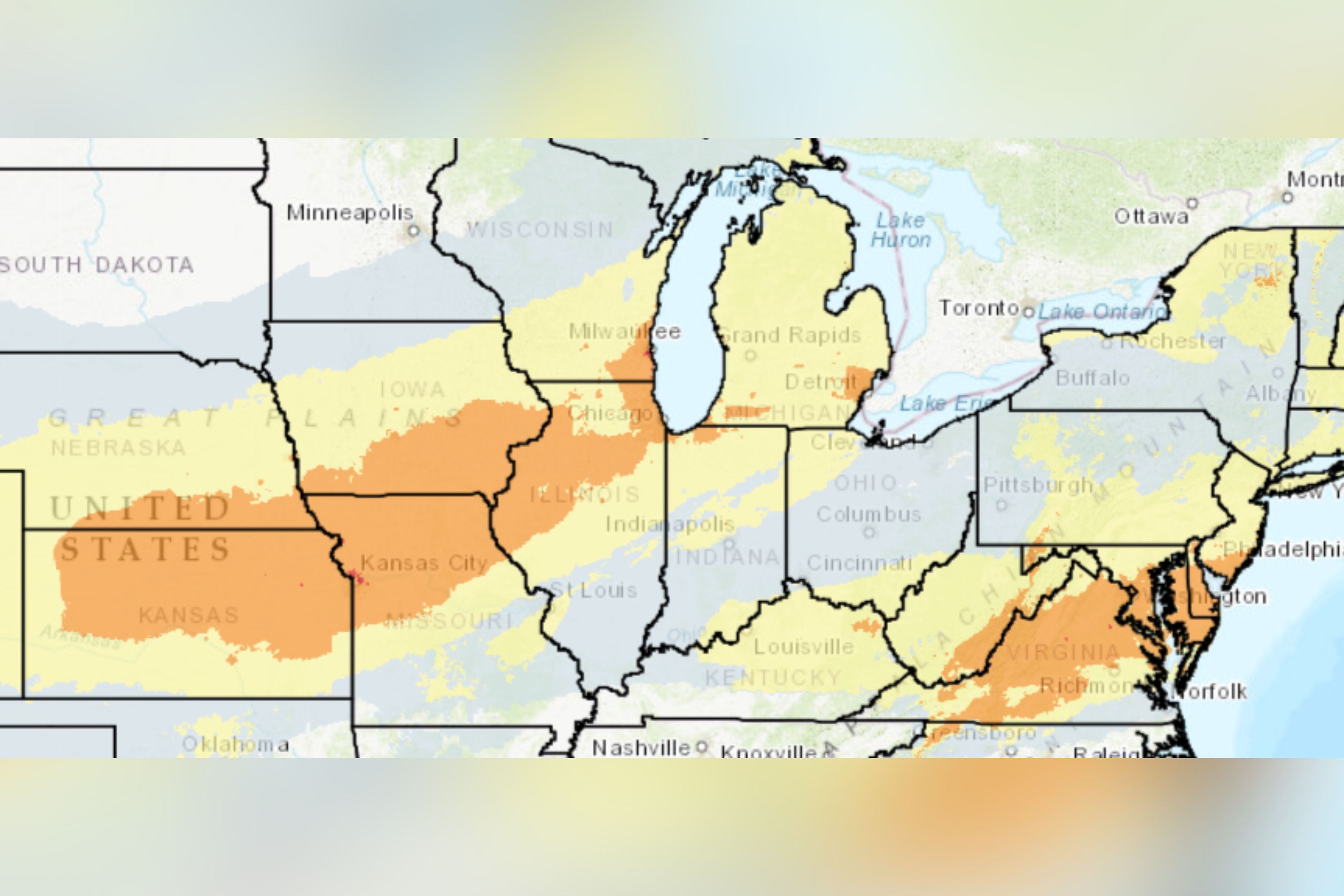 Winter Storm Map Shows Where Double Whammy Will Hit Hardest