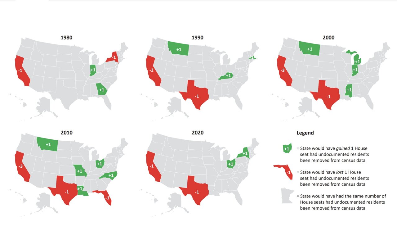 Consequences of undocumented residents in the census—study shows ...