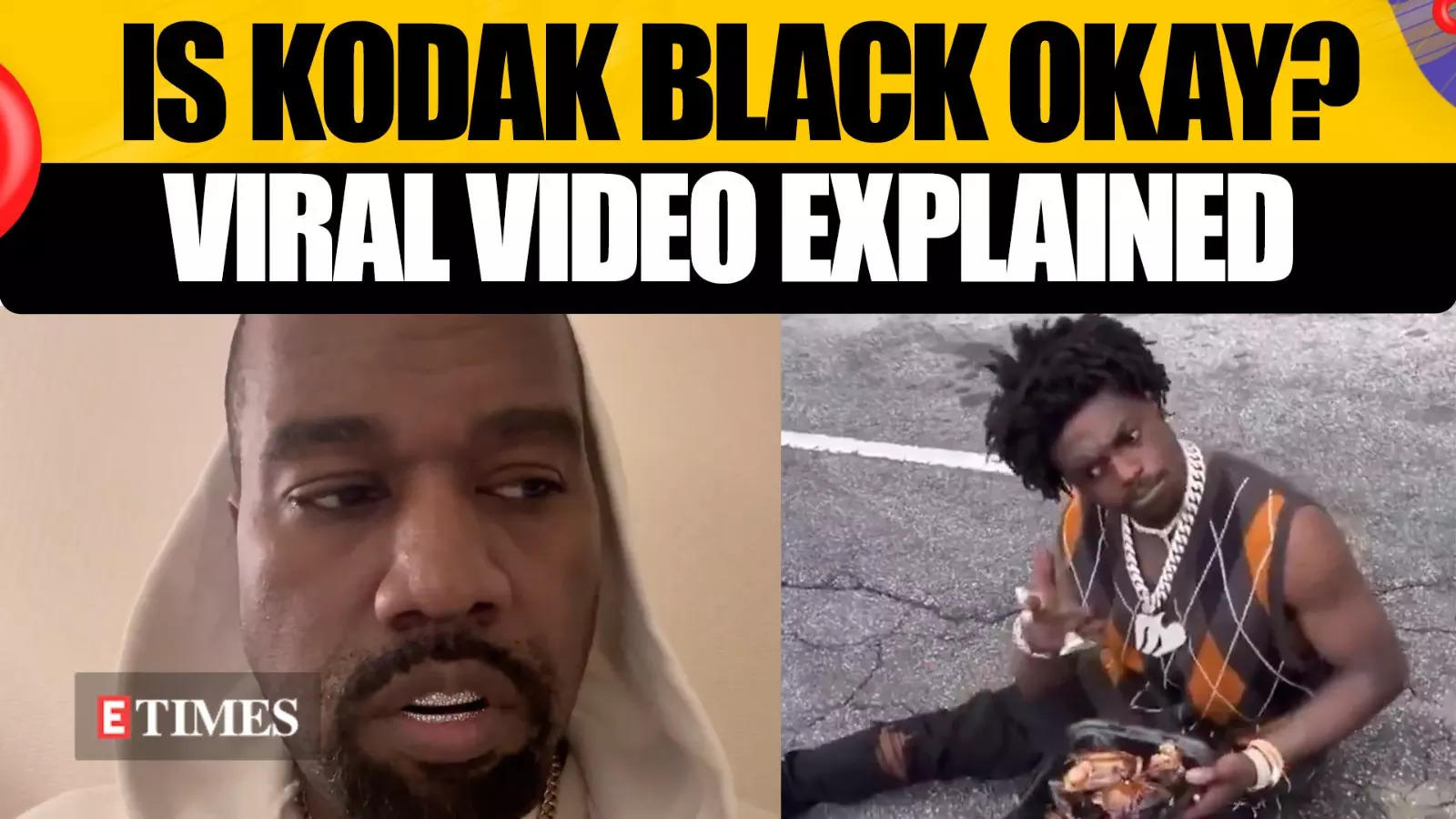 Kodak Black’s Viral Video Sparks Concern; Kanye West Offers Help, But ...