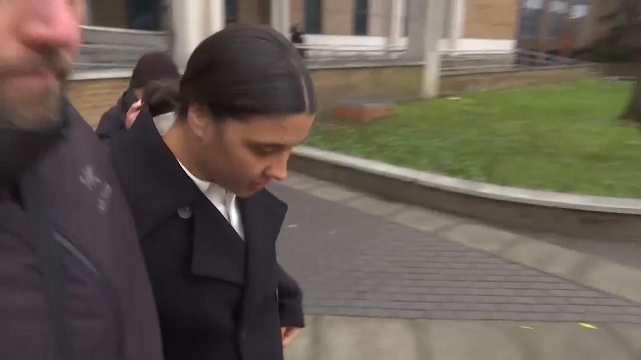 Sam Kerr leaves court after not guilty verdict in racial harassment trial