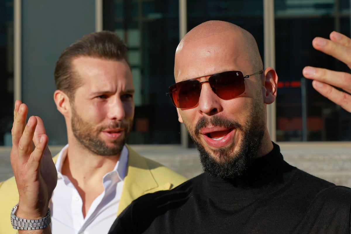 Woman claims Andrew Tate and his brother lured her to Romania and then ...