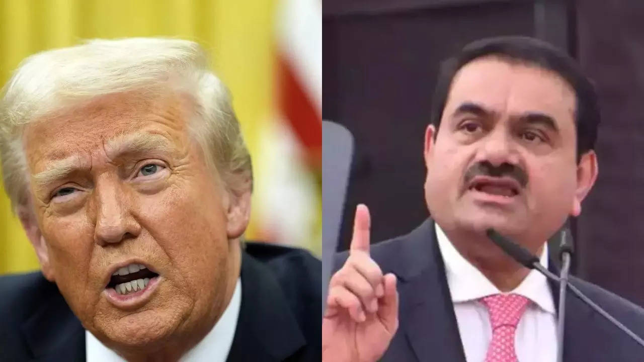 In implicit relief to Adani group, Trump pauses anti-bribery law saying ...