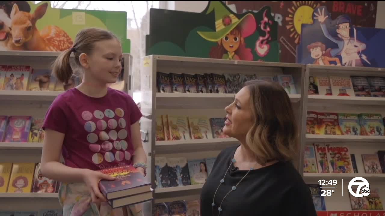 'If You Give A Child A Book' giveaway at Schickler Elementary in Lapeer