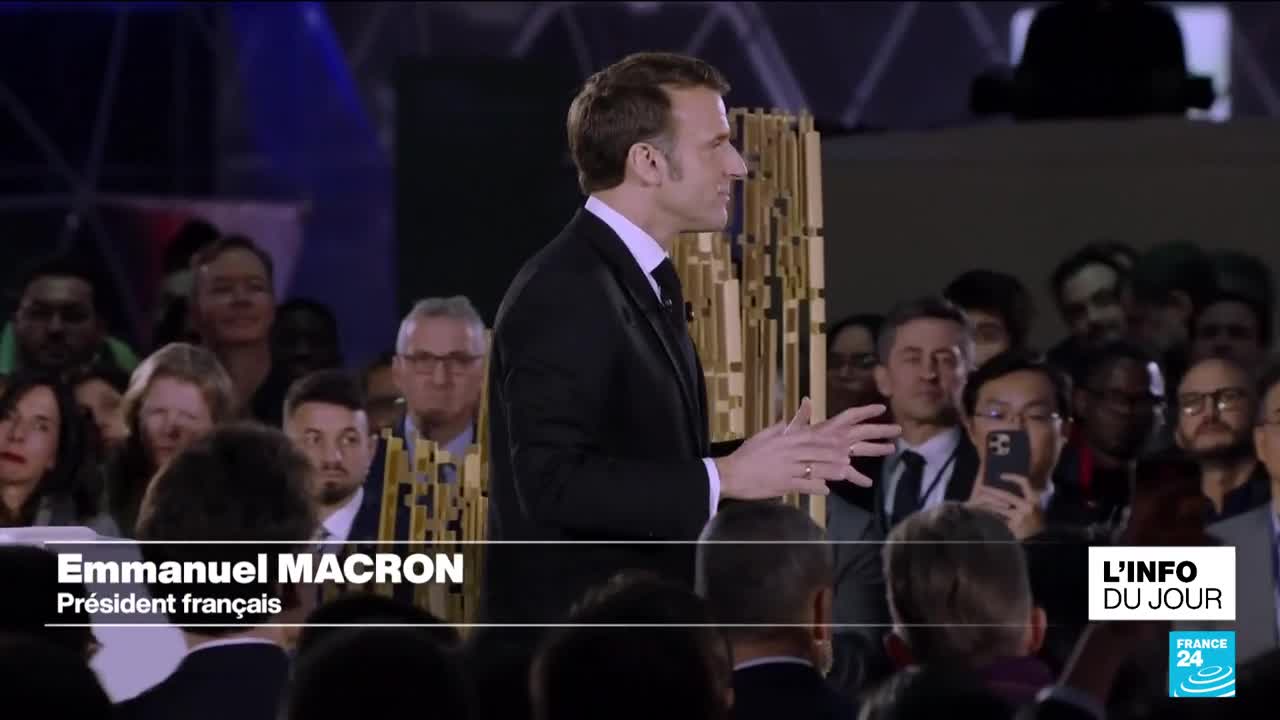 Sommet sur l'IA : "Plug, baby, plug" : Macron tacle Trump sur les ...