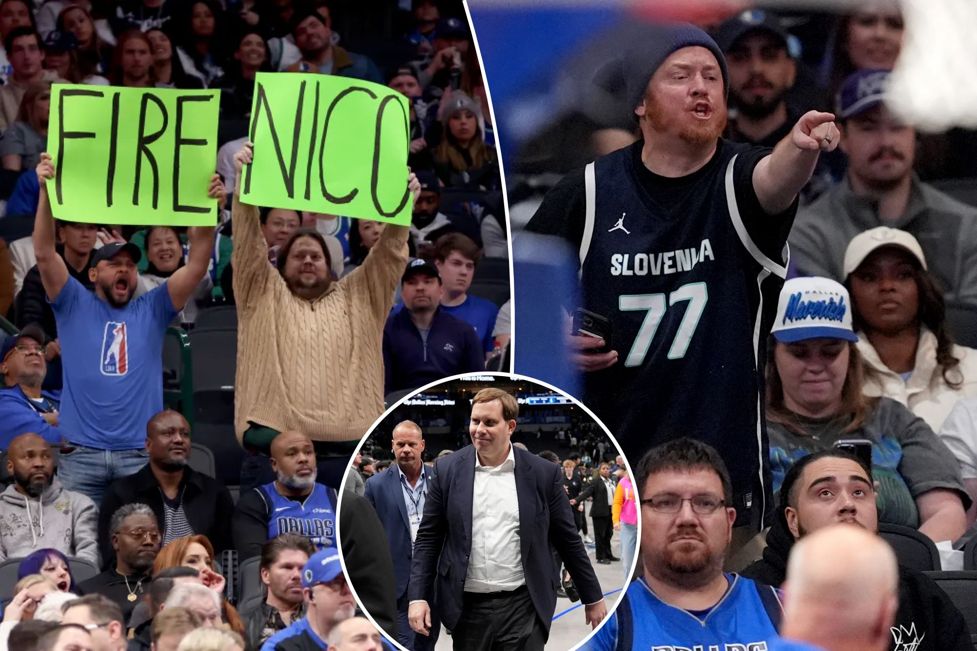 Mavericks fans ejected over ‘Fire Nico’ signs, shouting at Mark Cuban ...