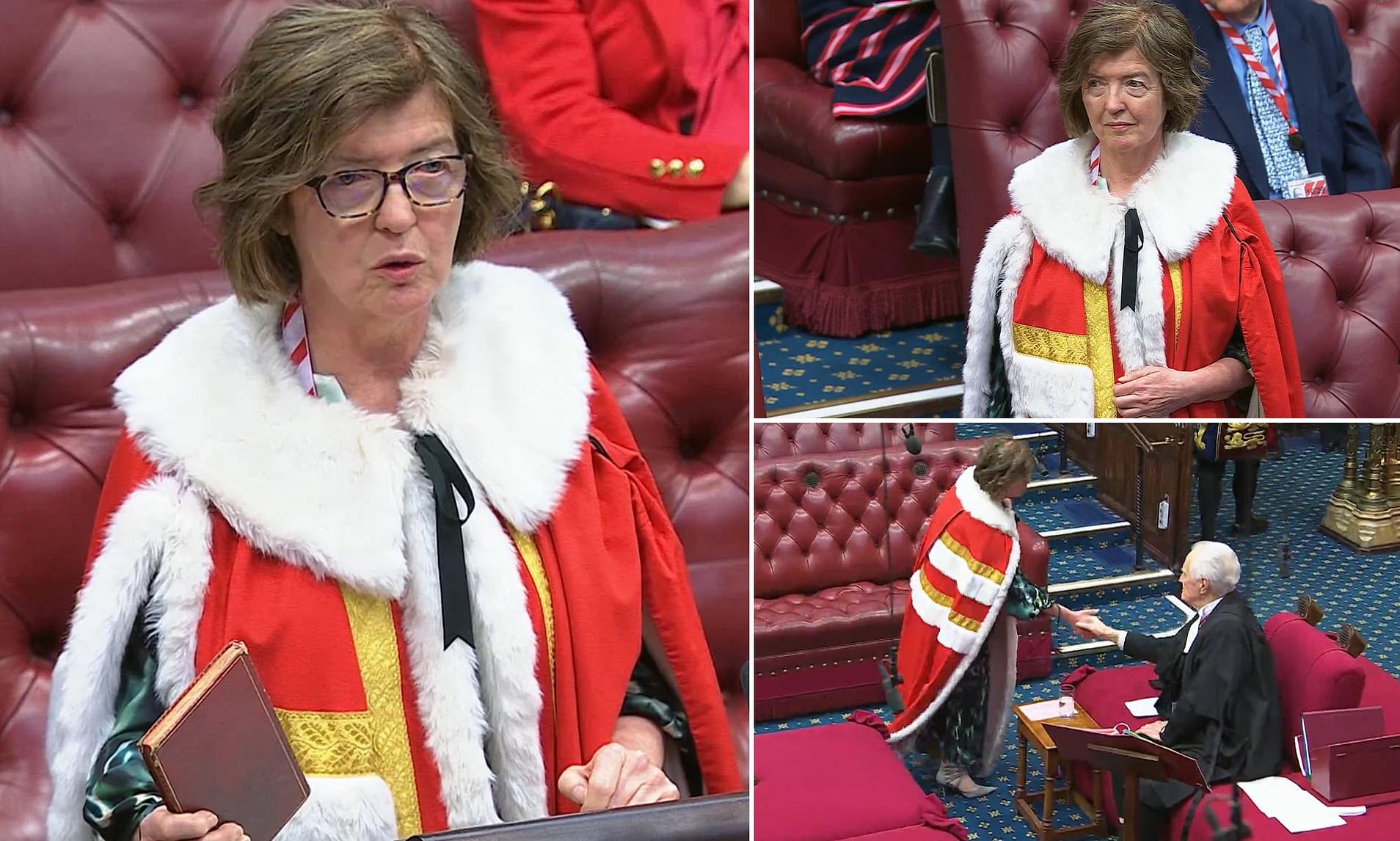 Ex-No10 chief Sue Gray takes her seat in the House of Lords