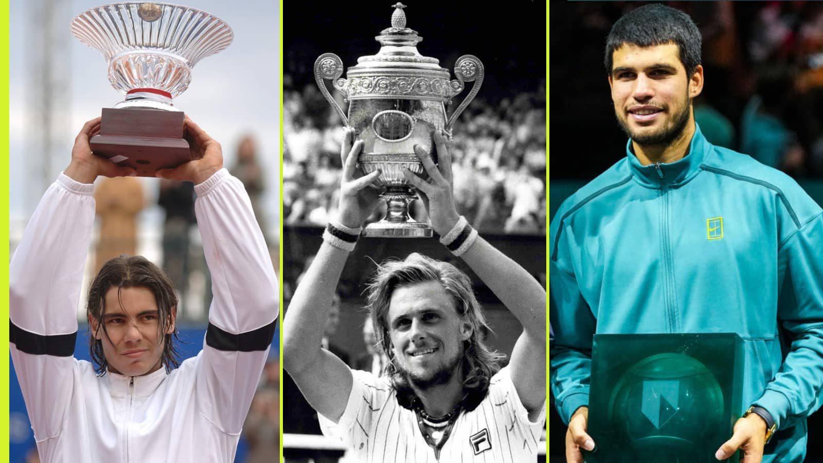 The 10 men with the most ATP titles before turning 22: Carlos Alcaraz ...