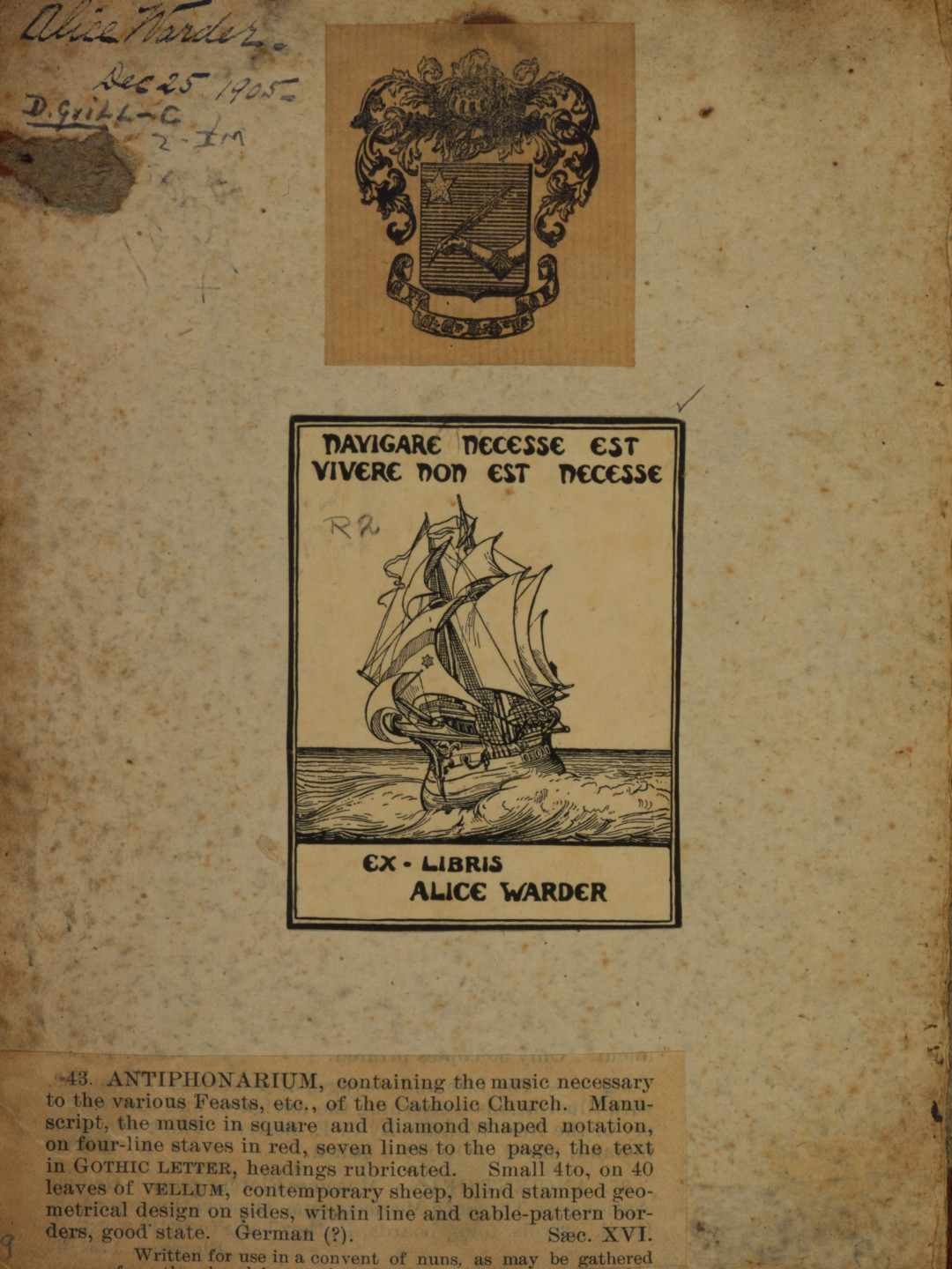 Ex Libris: a visual history of bookplates