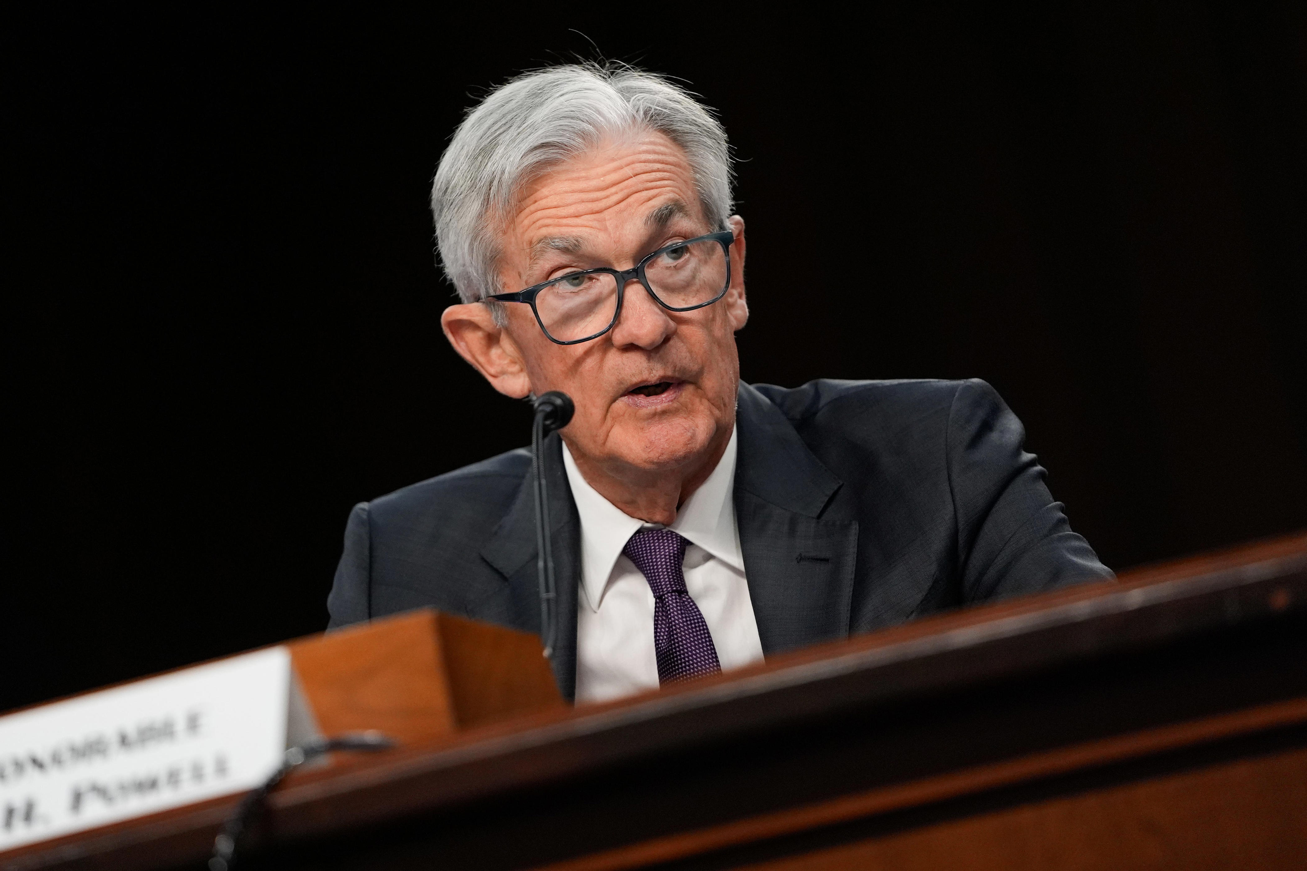 Powell says Fed not 'in a hurry' to cut interest rates with 'economy ...