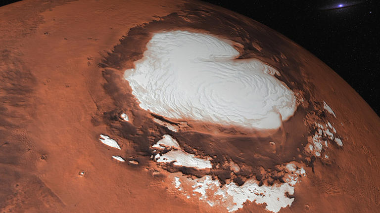 It Snows On Mars, But It's Not The Same As Earth