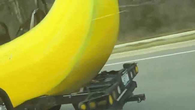 Giant Banana-Shaped Car Turns Heads in Florida