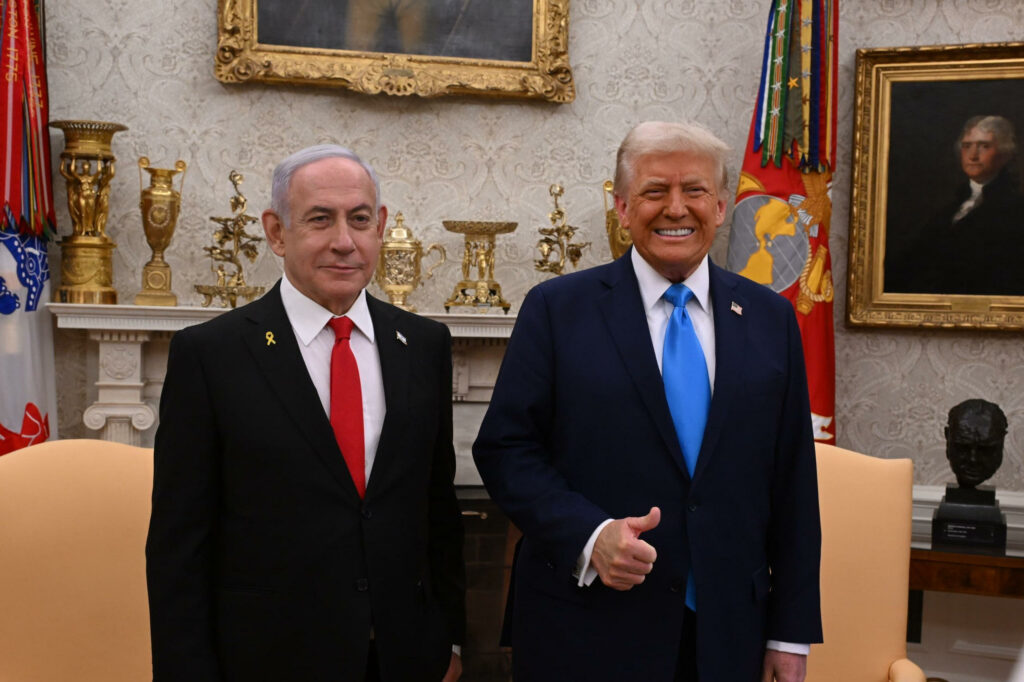 Er ontstaan barsten in de band tussen Trump en Netanyahu