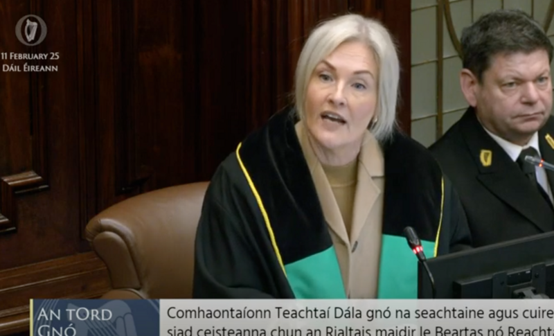 Watch: Tetchy Dáil scenes as SF call for Tánaiste to make statement on ...