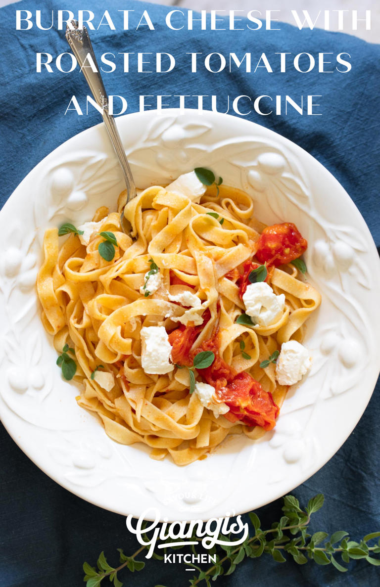 Easy Weeknight Dinner Ready in 20 Minutes - Burrata Cheese With Roasted ...