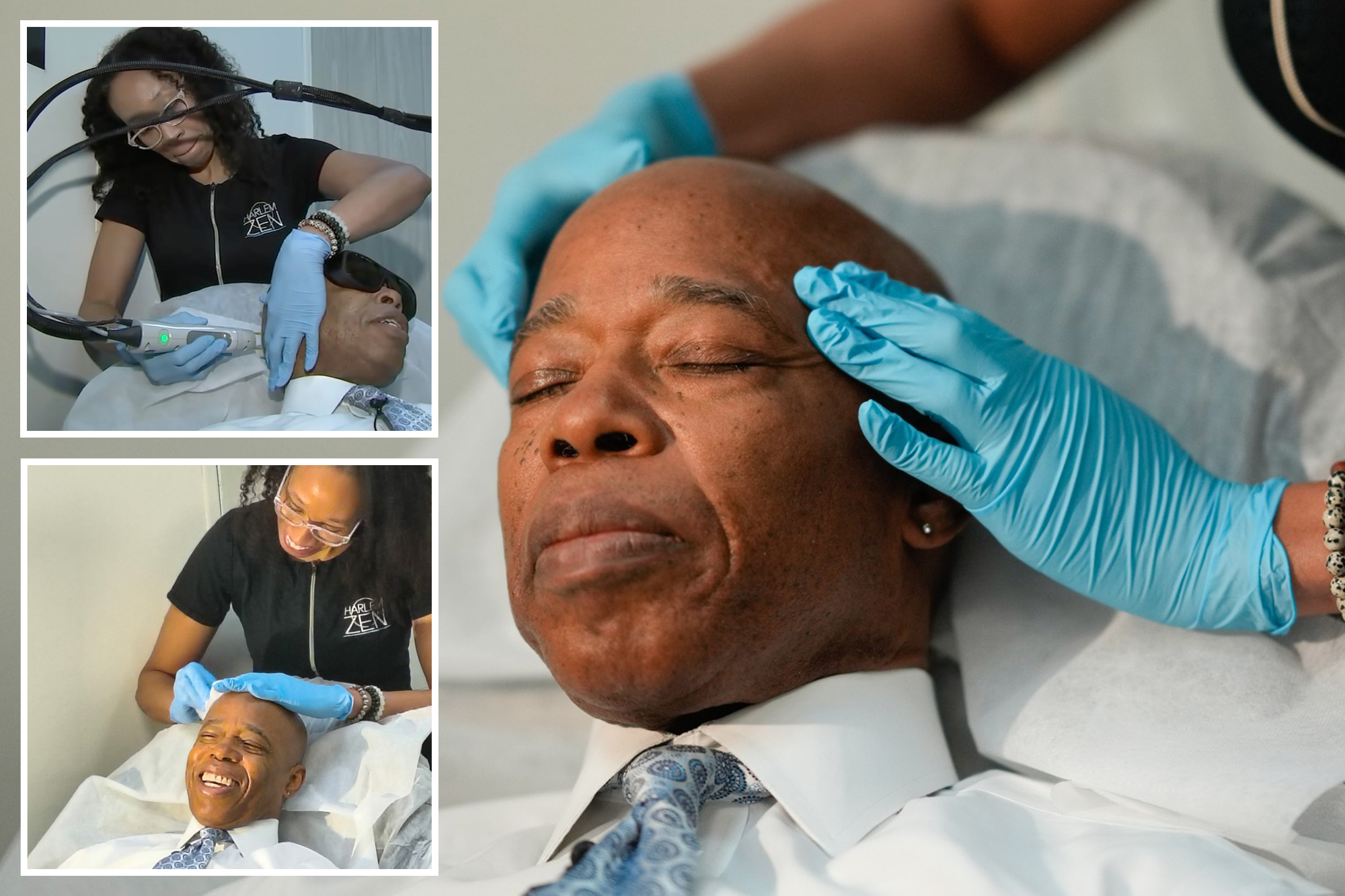 Mayor Eric Adams gets laser hair removal while touting $85M investment ...