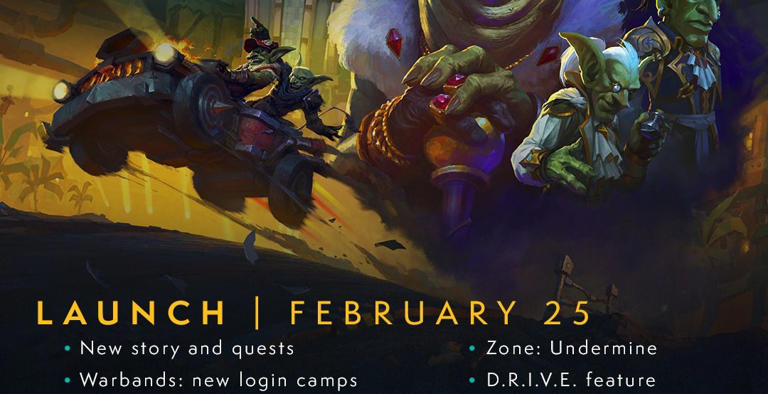 World of Warcraft’s big goblin patch gets a launch date of Feb. 25