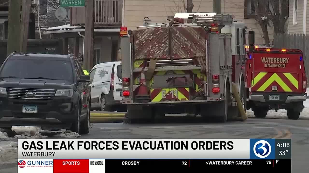 Road reopens after several homes, businesses evacuated for gas line ...