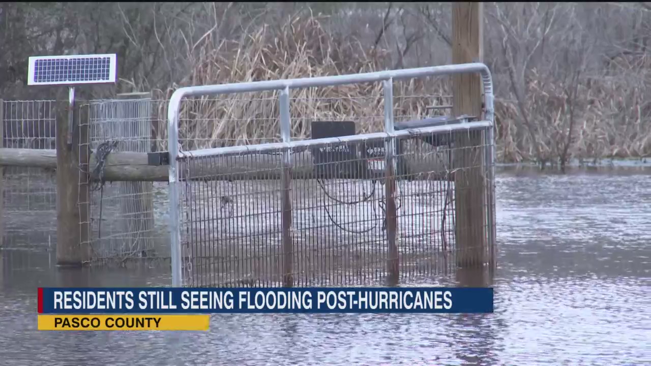 Pasco County residents still seeing flooding post-hurricanes
