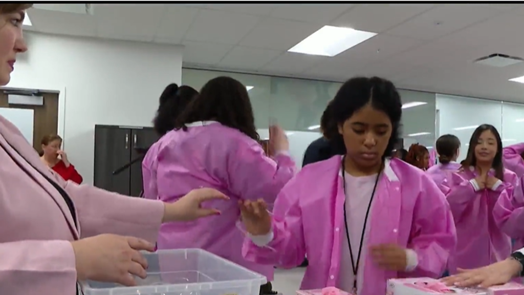 Lewisville High students create own Mary Kay products on International ...