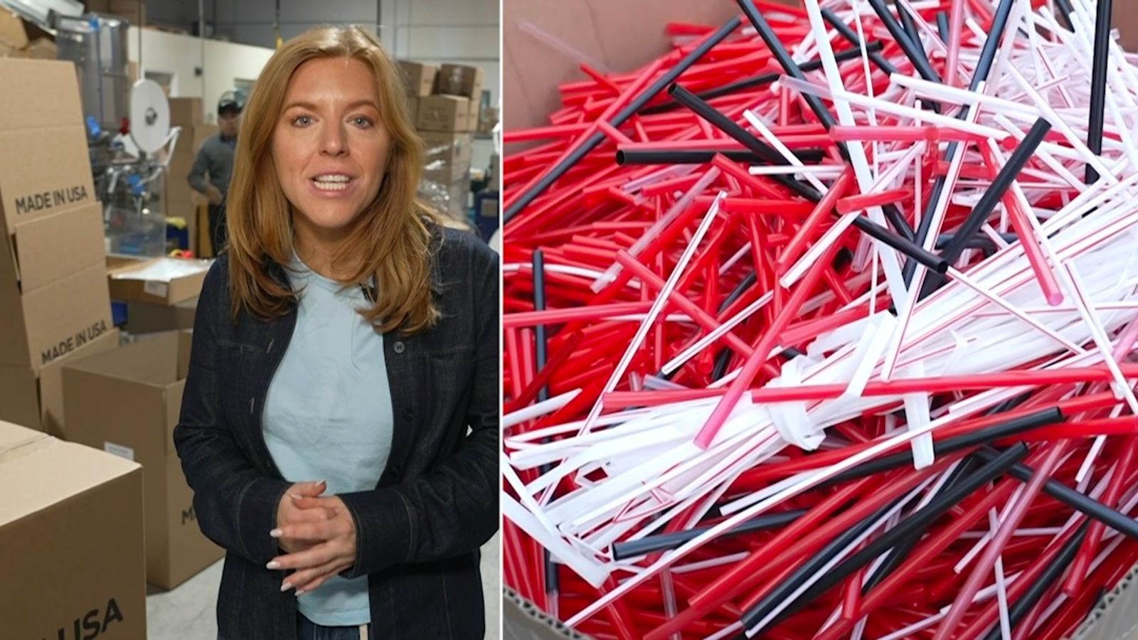 Inside US plastic straw factory